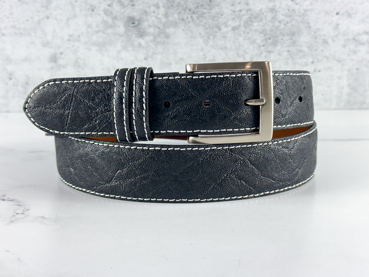 African Elephant Belt: Black – Jacob Hill Leather